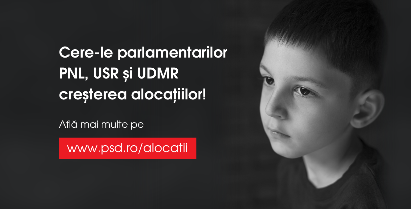 Alocatii - Partidul Social Democrat - PSDPartidul Social Democrat - PSD
